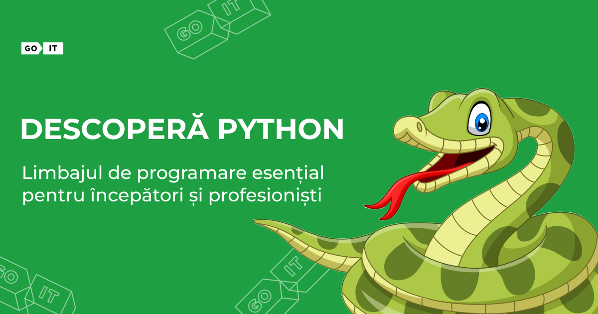 Descoperă Python: Limbajul de programare esențial pentru începători și profesioniști – GoIT Global